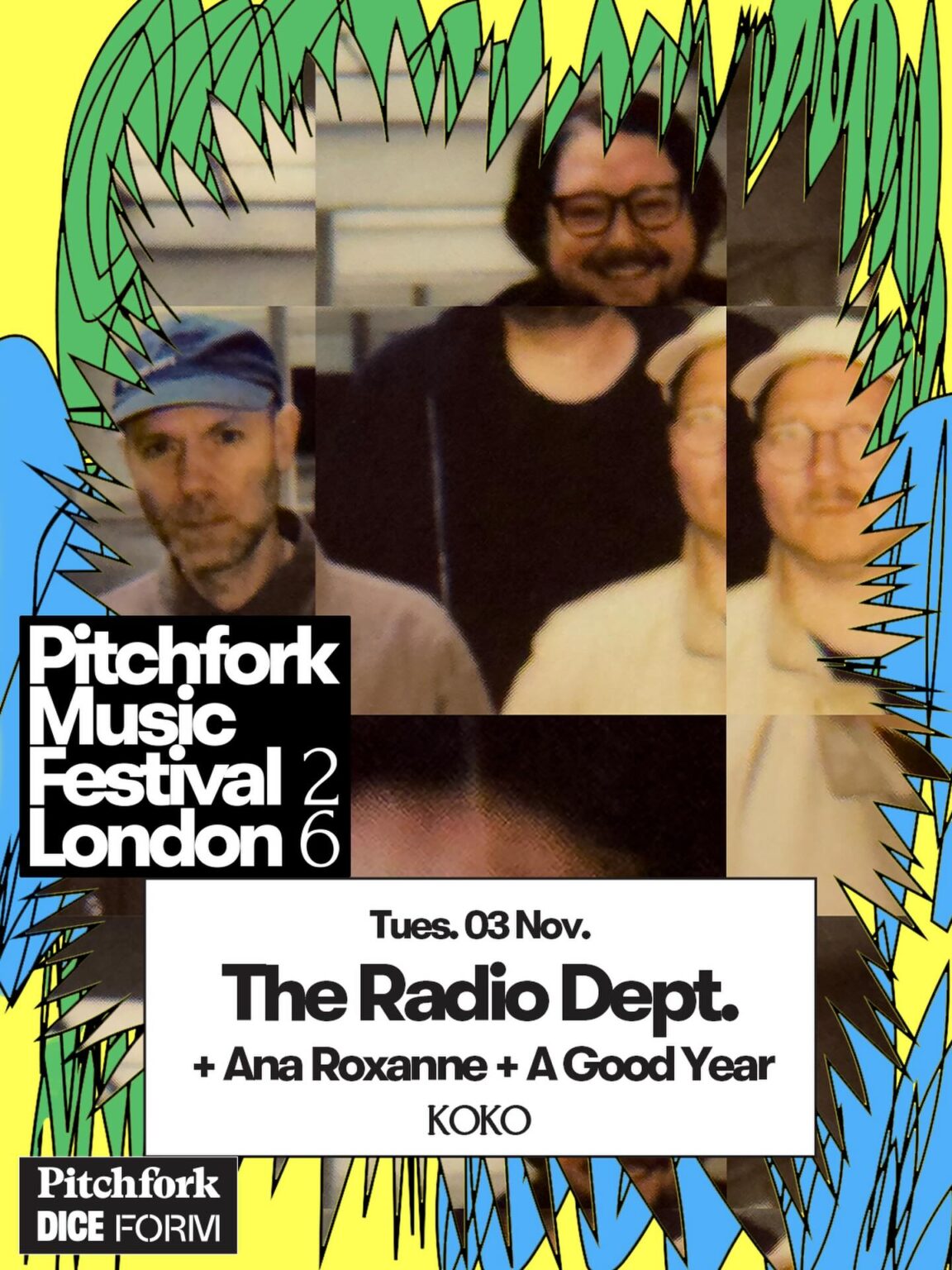 Pitchfork announces The Radio Dept. for London's KOKO this November ...
